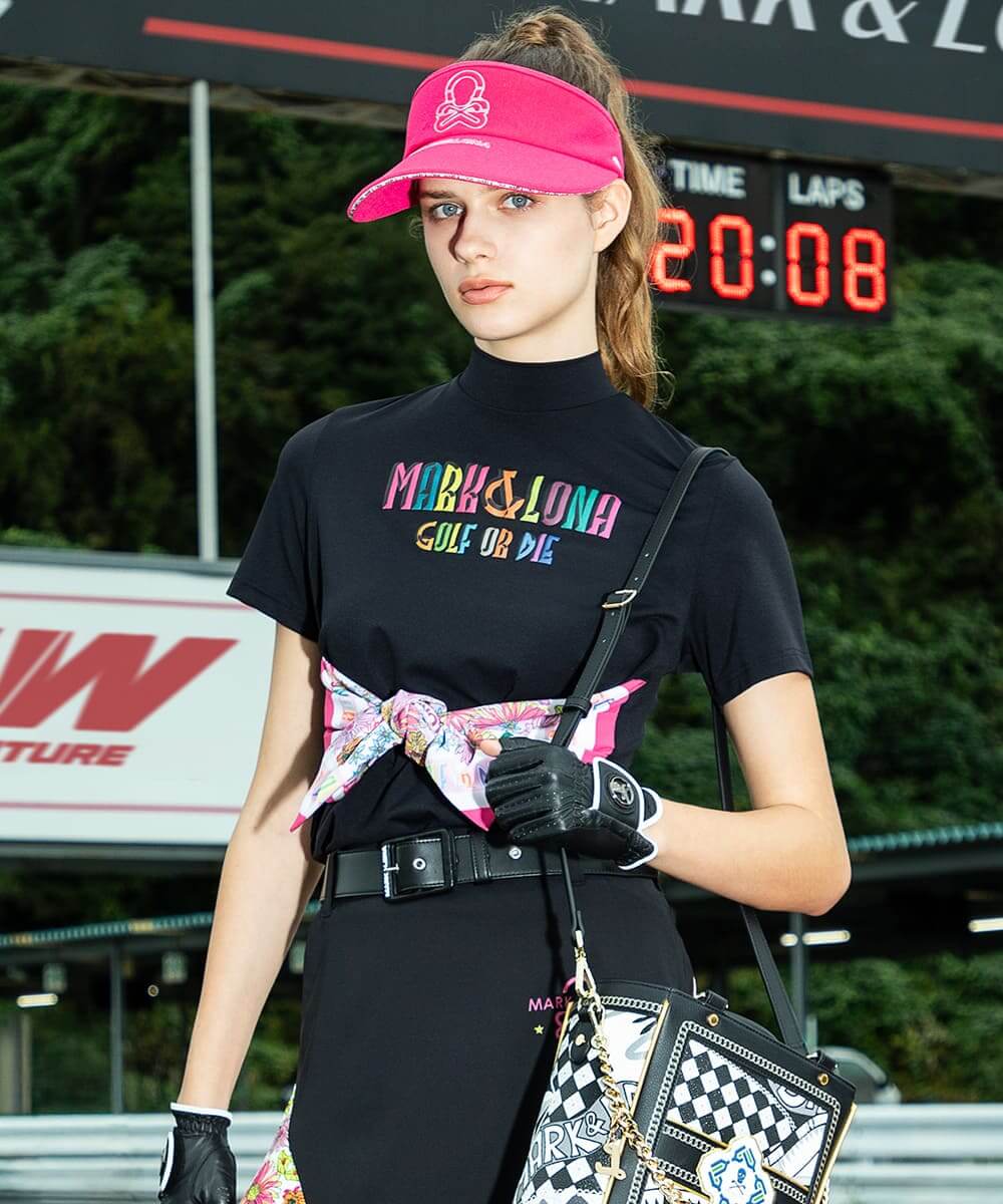 Valentina Scalf Mock Neck Tee | WOMEN - MARK & LONA – MARK & LONA ...